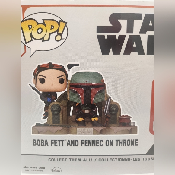 Funko | Other | Funko Pop Boba Fett And Fennec On Throne 486 | Poshmark